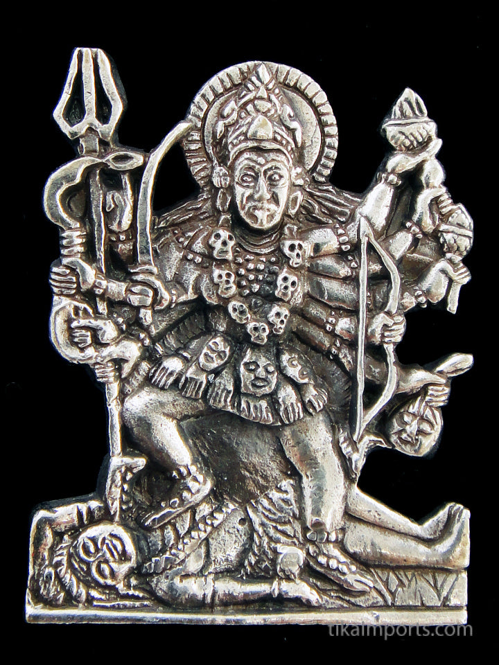 Brass Deity Pendant- Kali – Tika